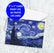 Van Gogh - Starry Night Card - Instant Download - Printable Card ...